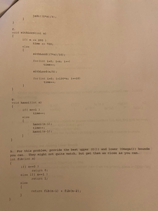 Solved 1 Analyze Each Of The Following Algorithms By 3590