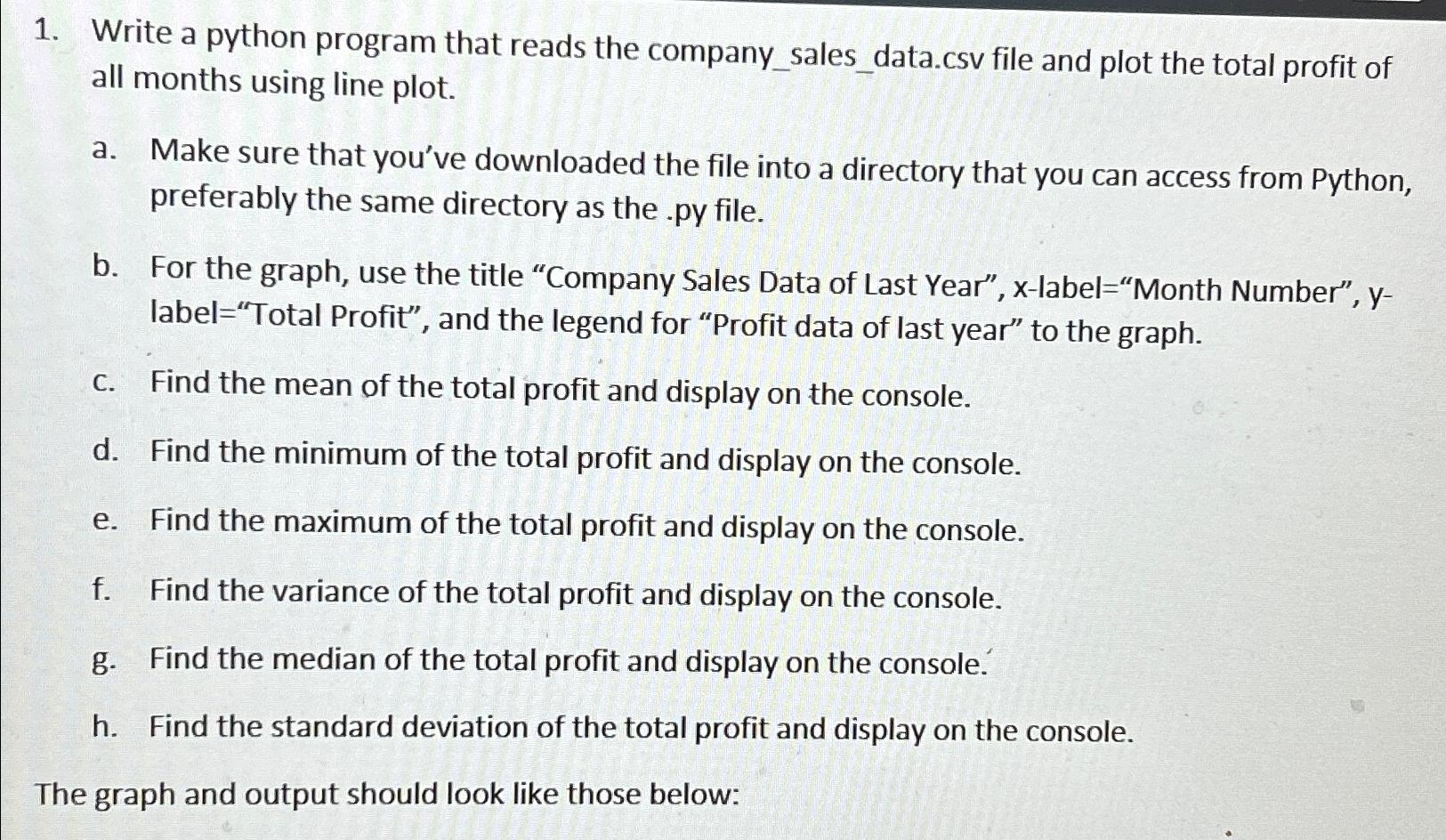 Solved Write a python program that reads the | Chegg.com