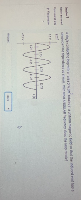 Solved 2 Question 7 Not yet answered A single conducting | Chegg.com