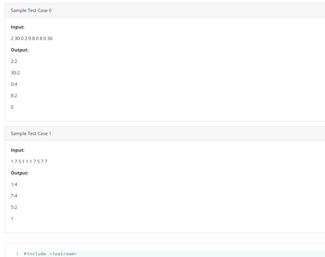 Solved Assignment 3-B: Values frequency in an array Collapse | Chegg.com