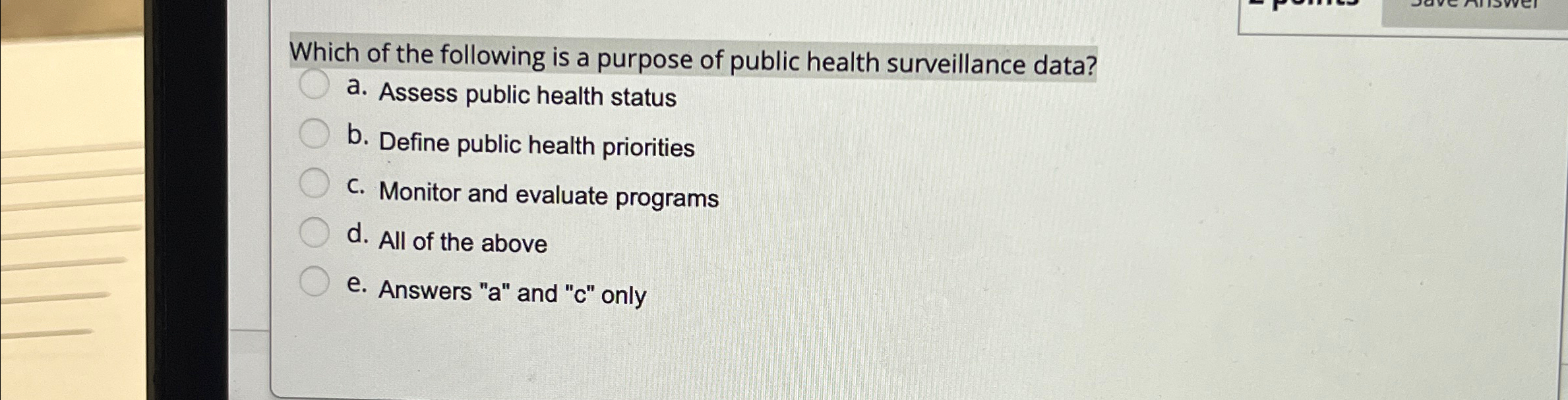 Solved Which of the following is a purpose of public health | Chegg.com