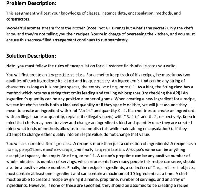 Solved Problem Description This Assignment Will Test Your 2220