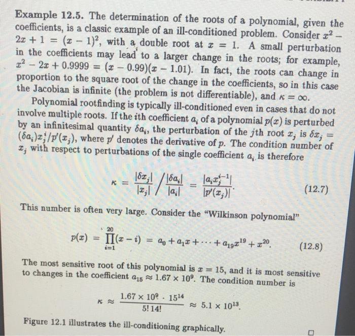 Solved Wilkinson polynomial Consider the Wilkinson | Chegg.com