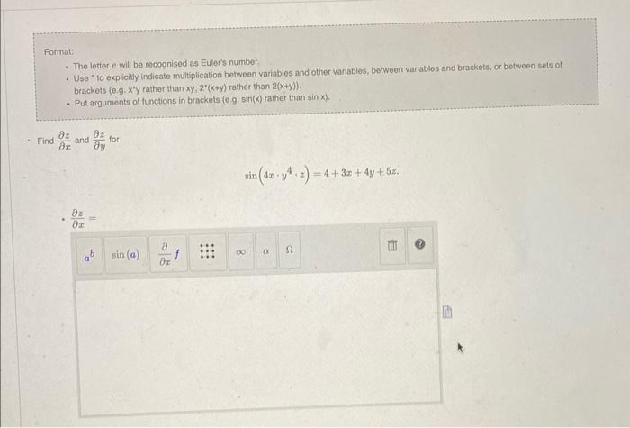 Solved Format: - The letter e will be rocognised as Euler's | Chegg.com