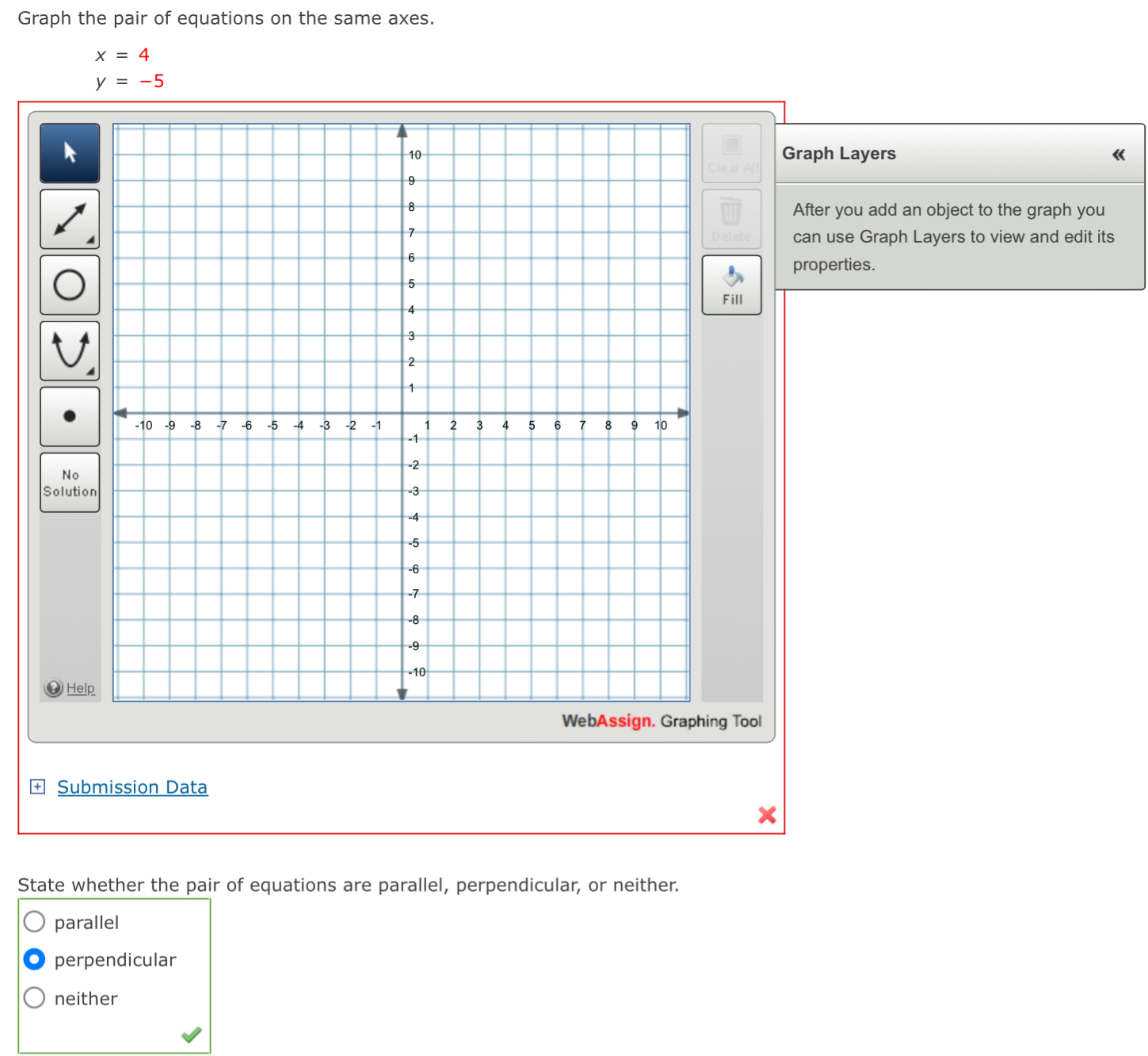 Solved Graph the pair of equations on the same | Chegg.com