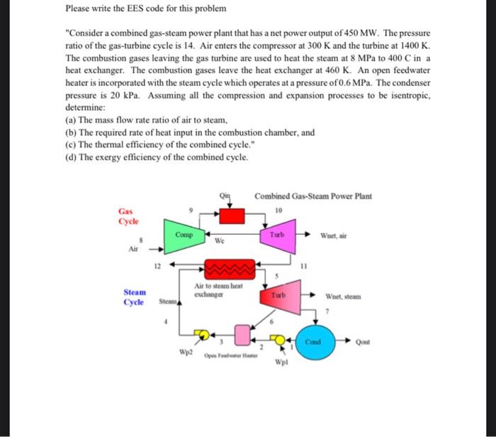 Solved this questions requires to use The EES program to | Chegg.com