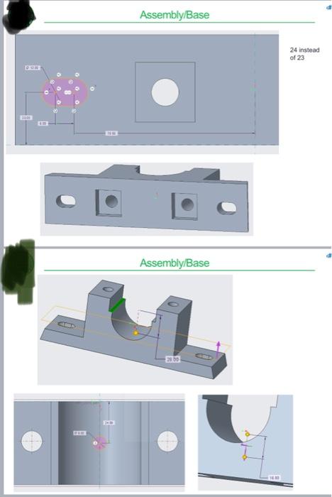 Using PRO E OR Creo software, draw the below sketch | Chegg.com