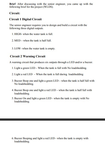 Solved Brief: After discussing with the senior engineer, you | Chegg.com