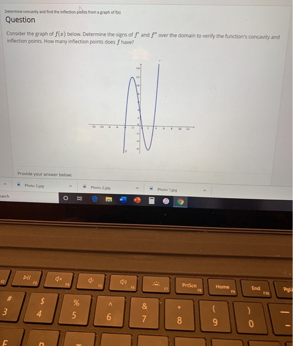 Solved Determine concavity and find the inflection points | Chegg.com