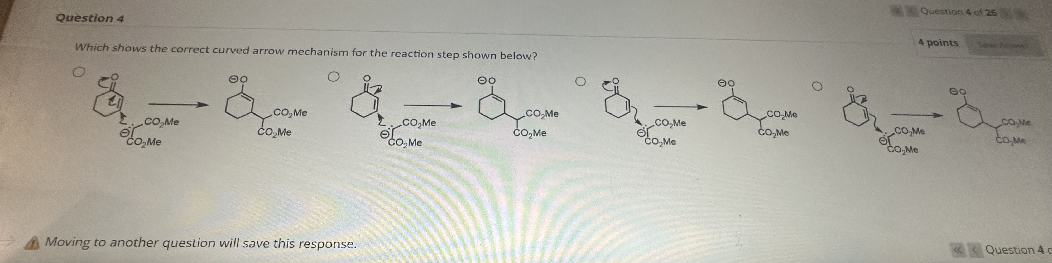 Solved Question 4Which shows the correct curved arrow | Chegg.com