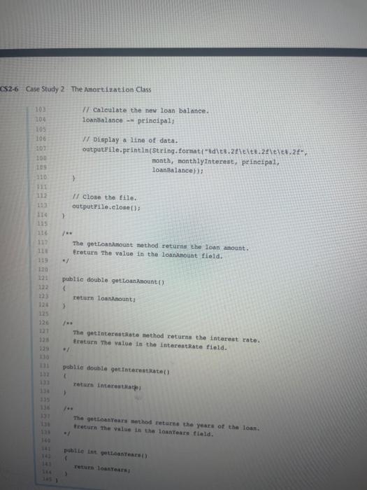 Code Listing cisz-1 (Amortization.java) import jaya. | Chegg.com