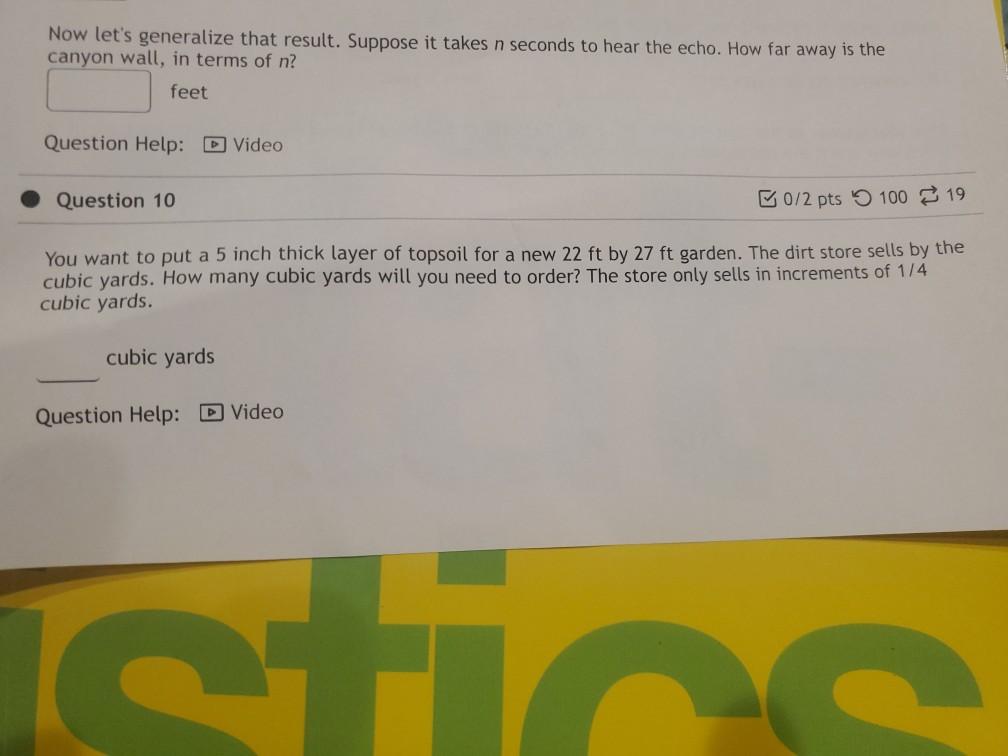 Solved Now let's generalize that result. Suppose it takes n | Chegg.com