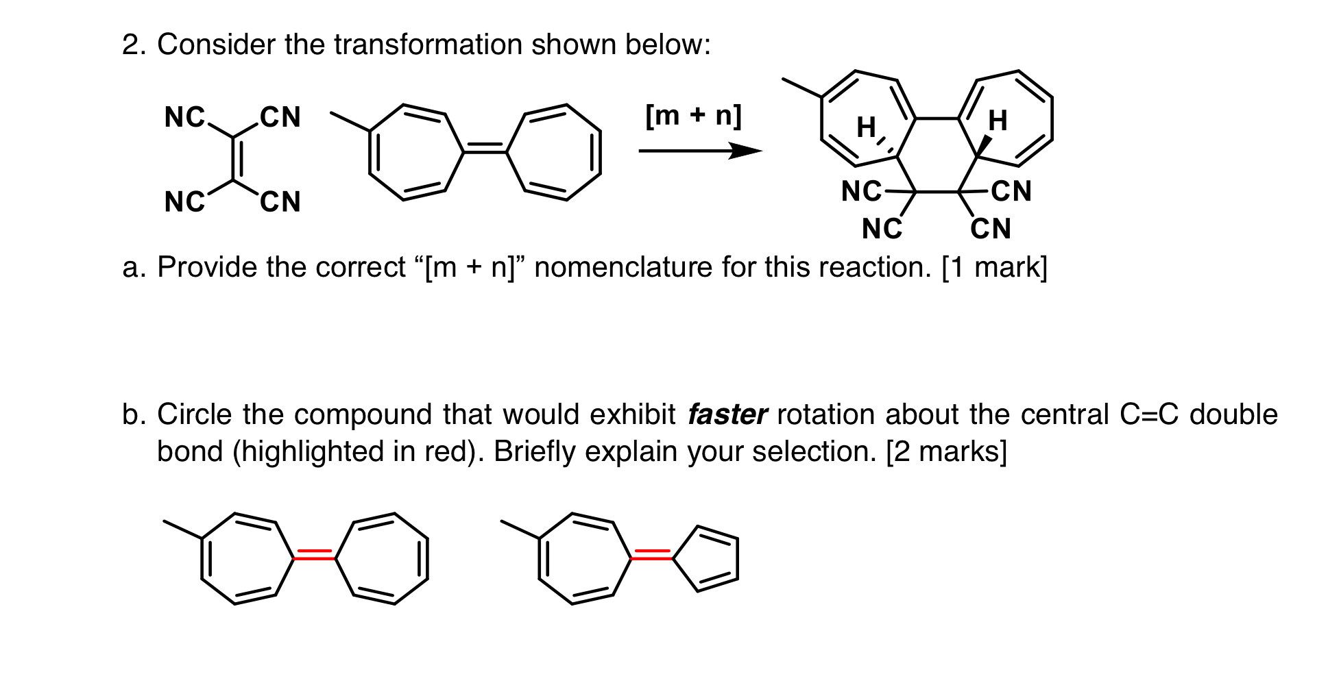 Solved 2. ﻿Consider the transformation shown below:a. | Chegg.com