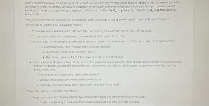 Write a program that plays the classic game or | Chegg.com