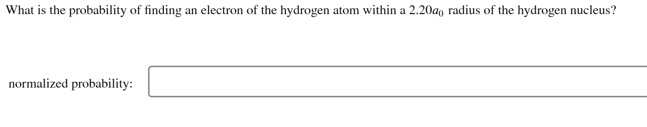Solved What is the probability of finding an electron of the | Chegg.com