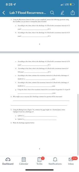 Part II. Recurrence Intervals A Recurrence Interval | Chegg.com