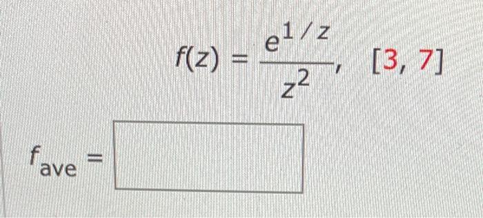 Solved Find the average value f(ave) of the function f on | Chegg.com