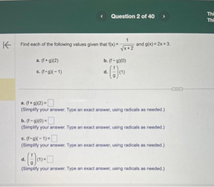Solved Find each of the following values given that | Chegg.com