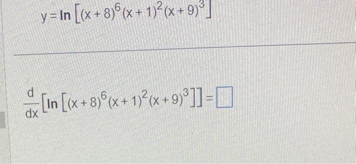 Solved ln(x+3)−ln(x−1)=1 x= (Type an exact | Chegg.com