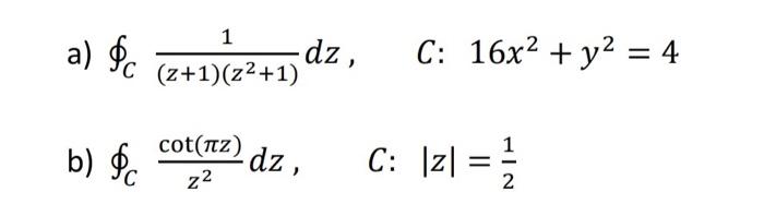 Solved Use Cauchy's RESIDUE theorem to evaluate the integral | Chegg.com