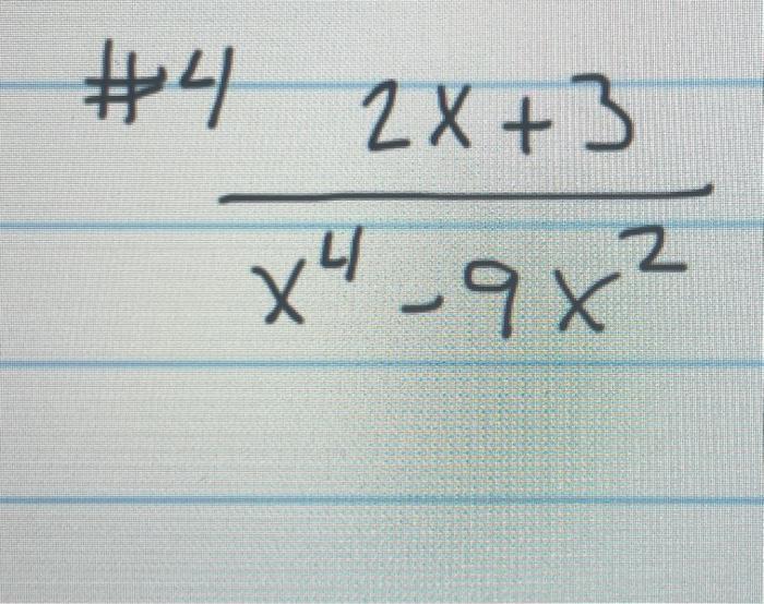 Solved Solve the following using partial fractions | Chegg.com