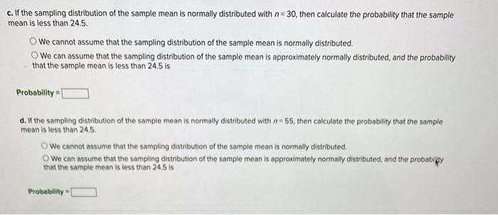 Solved A random sample is drawn from a population with mean | Chegg.com