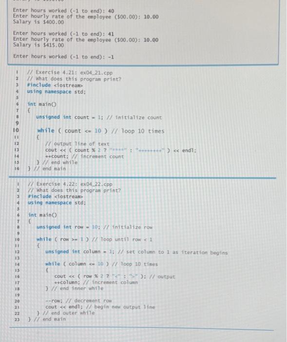 Solved 4.12 (What Does this Program Do?) What does the | Chegg.com