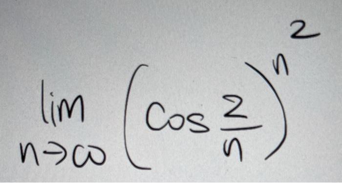 Solved 2 lim Cos 2 2. ทรง | Chegg.com