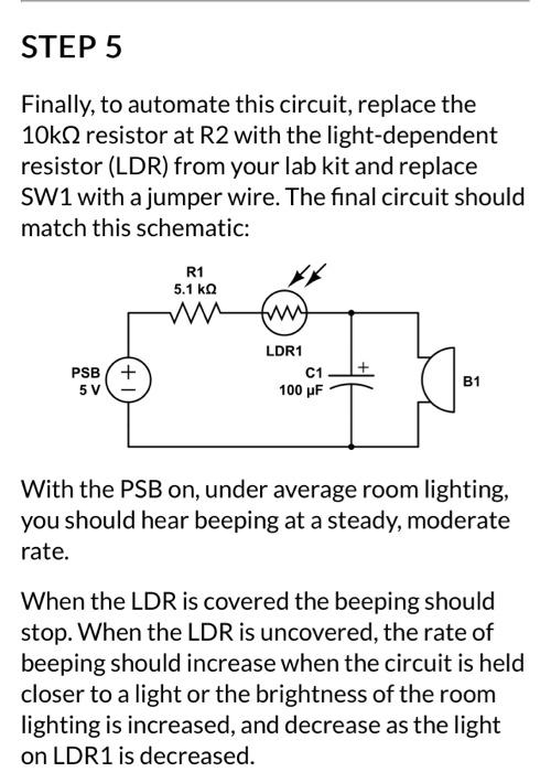 Solved Please answer the question by reading the Step 5: | Chegg.com