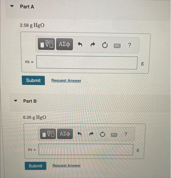 Solved For the reaction shown, calculate how many grams of | Chegg.com