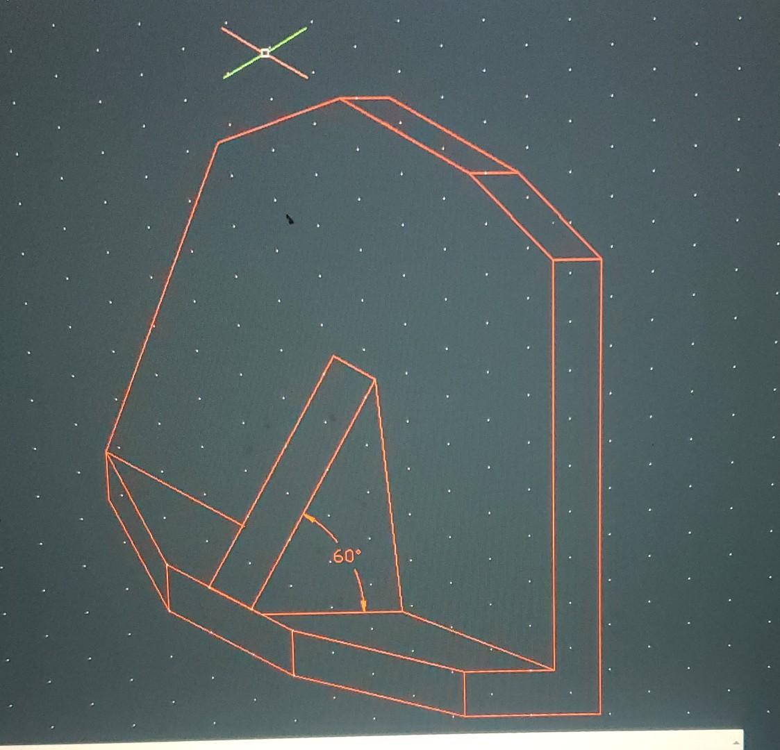 Solved I need to draw this isometric but im having trouble | Chegg.com