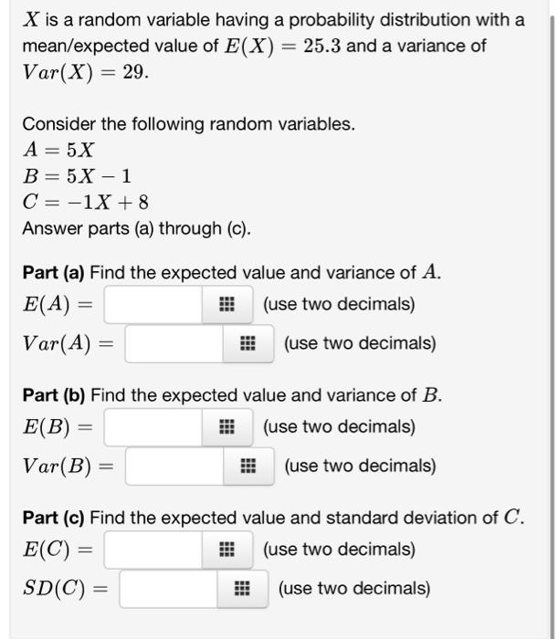 Solved X is a random variable having a probability | Chegg.com