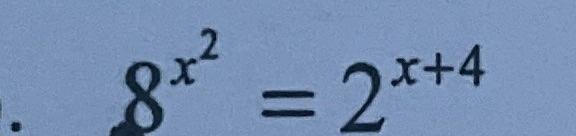 Solved 8x2=2x+4 | Chegg.com