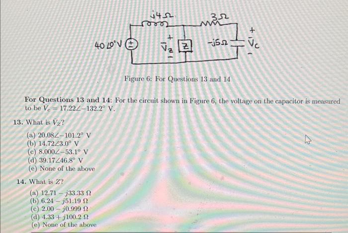 Solved Figure 6 For Questions 13 And 14 For Questions 13