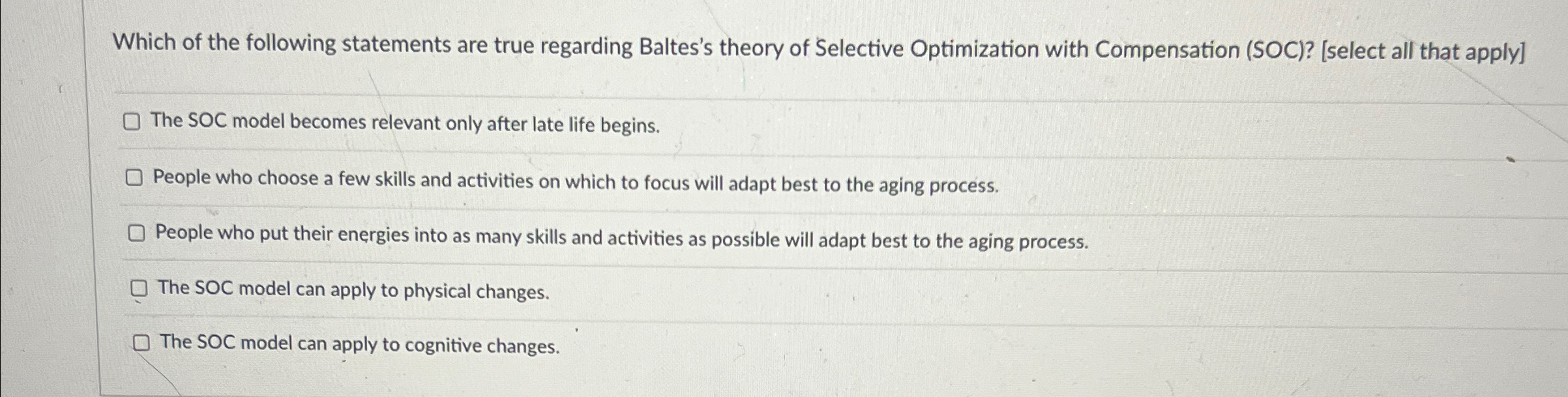 Solved Which of the following statements are true regarding | Chegg.com