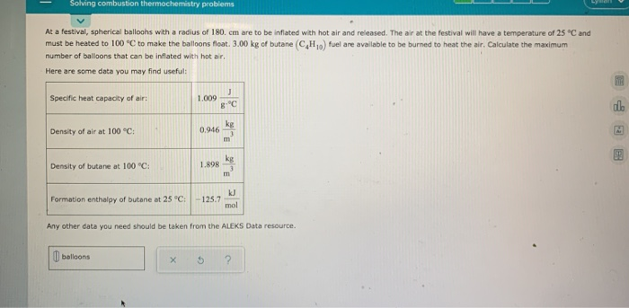 Solved Solving combustion thermochemistry problems At a | Chegg.com