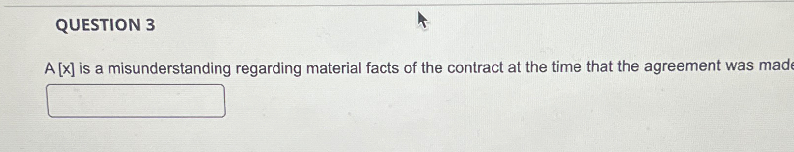 Solved QUESTION 3A[x] ﻿is a misunderstanding regarding | Chegg.com