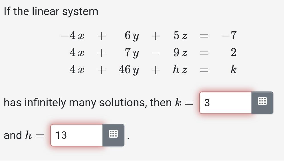 Solved If the linear | Chegg.com