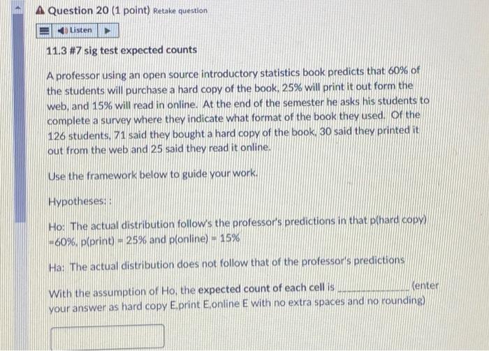 Solved Please answer questions 20-23 (all 4 questions). A | Chegg.com