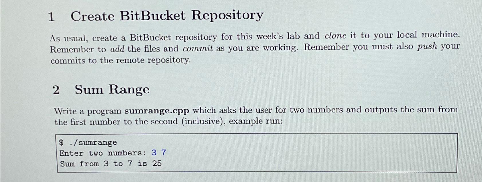 Solved 1 ﻿create Bitbucket Repositoryas Usual Create A 4031