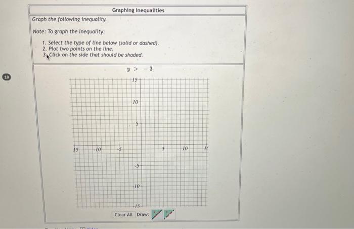Solved Graph the following inequality. Note: To graph the | Chegg.com
