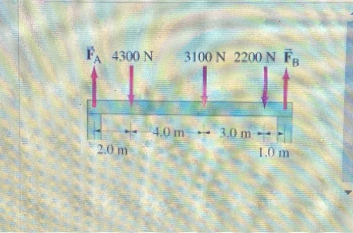 Solved The downward forces represent the weights of | Chegg.com