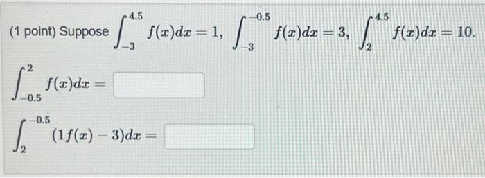 Solved (1 point) Suppose | Chegg.com