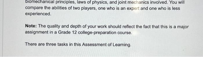 Solved Select a movement skill for analysis. The skill | Chegg.com