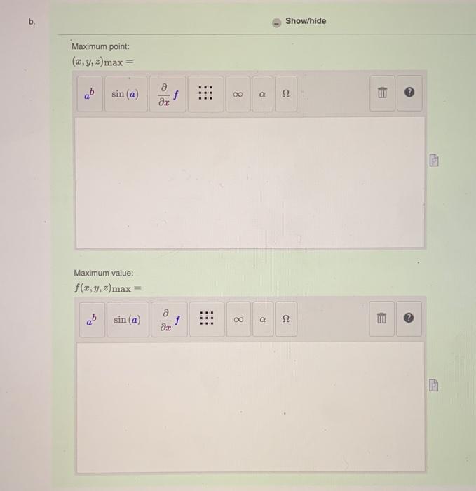 Solved Find the minimum and maximum points of | Chegg.com