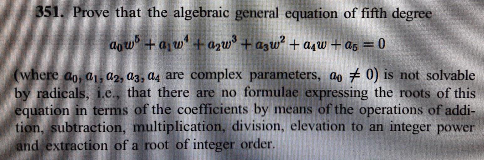 Solved 351. Prove that the algebraic general equation of | Chegg.com