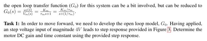 Solved How do we find the DC gain and Time Constant form the | Chegg.com