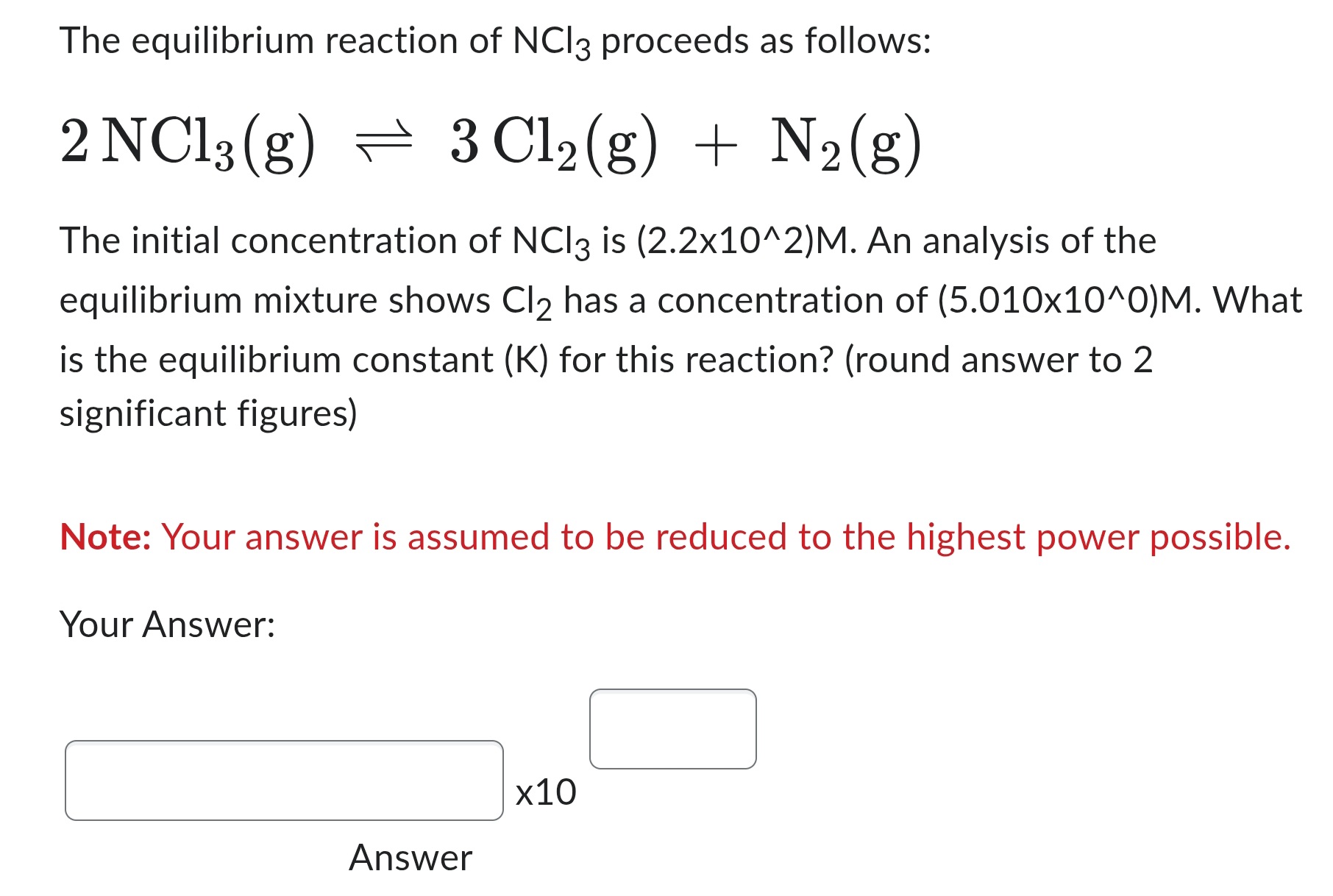 Solved Please answer. Its products over reactants and when | Chegg.com