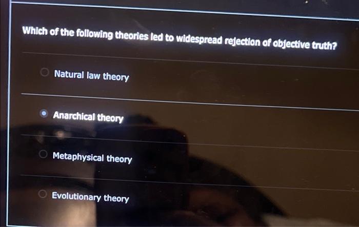 Solved Which of the following theories led to widespread | Chegg.com