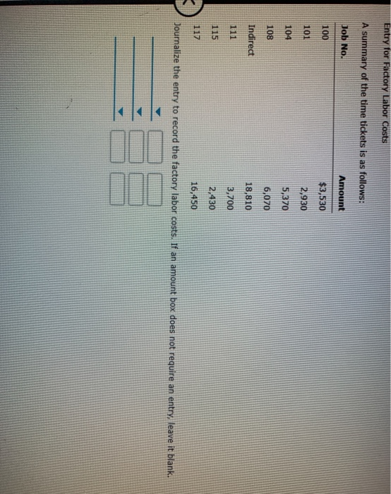 Solved Entry for Issuing Materials Materials issued are as | Chegg.com